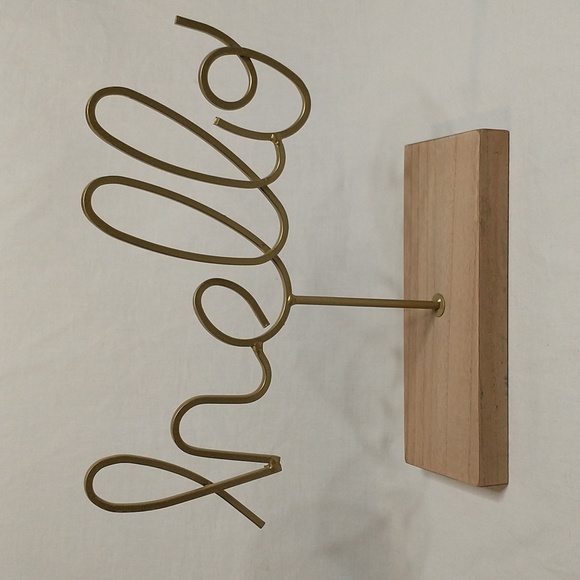Accents | Hello Word Table Decor | Poshmark